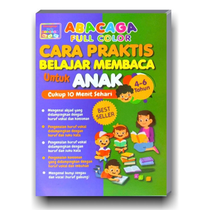 Jual ABACAGA cara praktis belajar membaca untuk anak 4 -6 tahun ...
