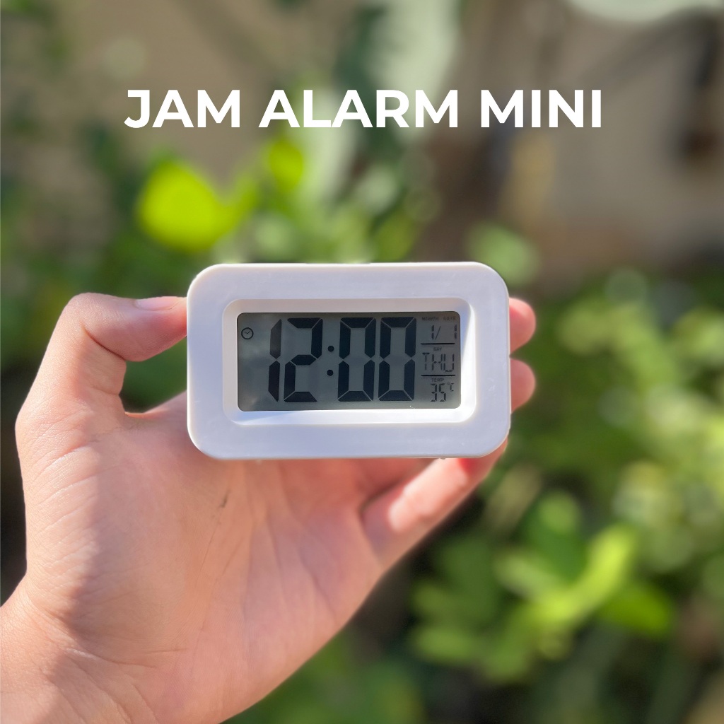 Jual Jam Weker Meja Mini Digital Alarm Smart Clock Beker Suhu Ruangan ...