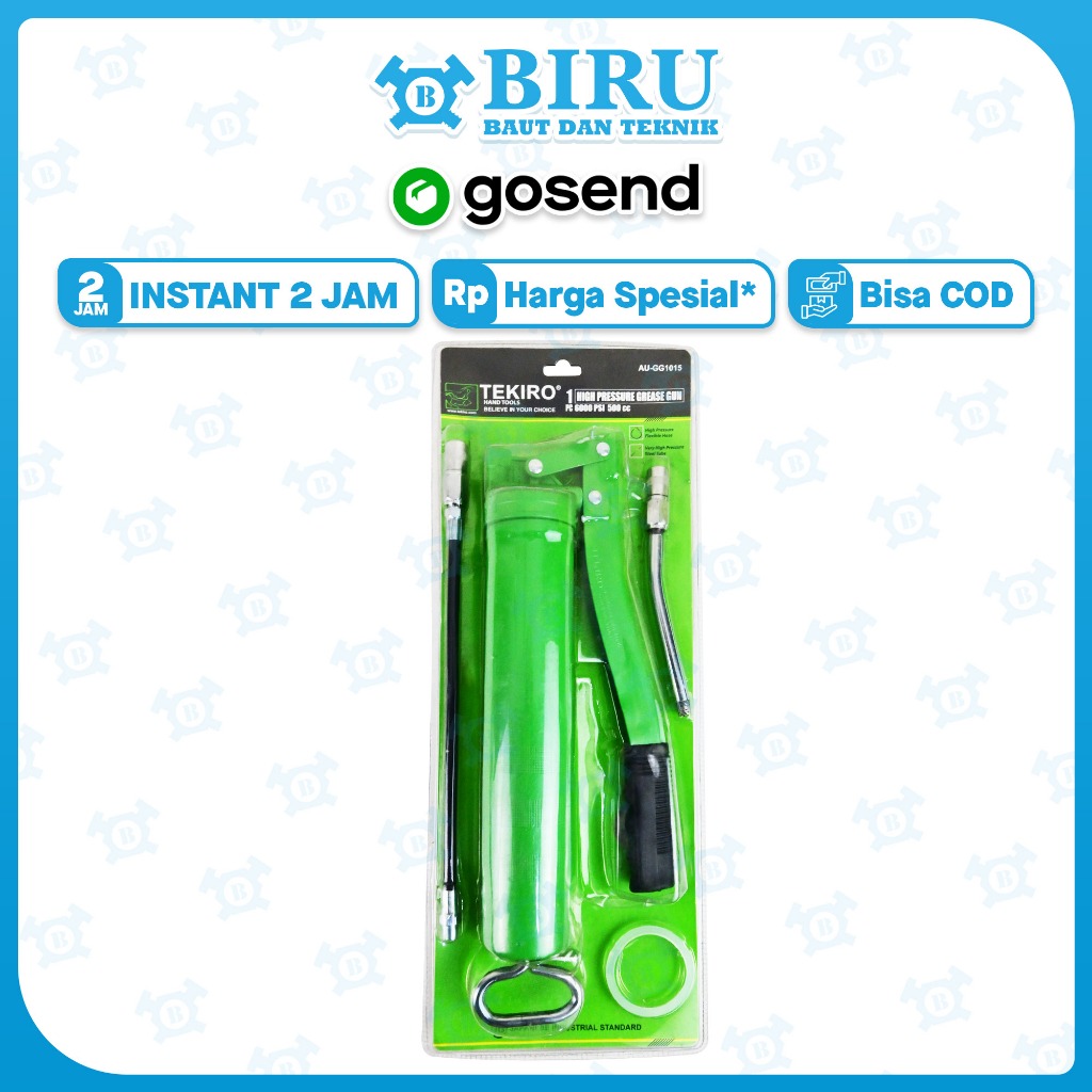 Jual TEKIRO Grease Gun 500 CC Pompa Gemuk Tangan | Shopee Indonesia