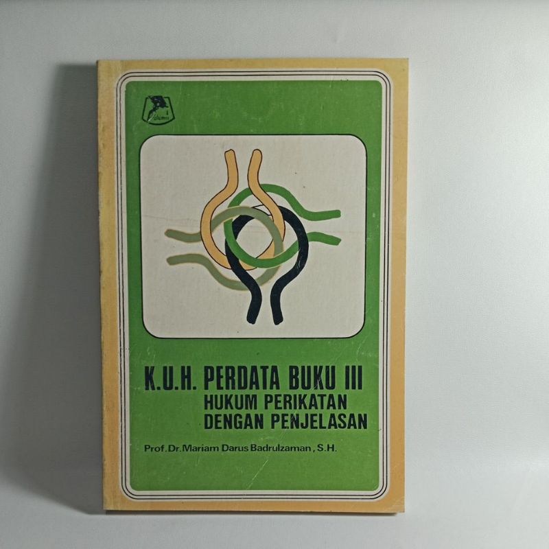 Jual Buku K.U.H. Perdata Buku III Hukum Perikatan Dengan Penjelasan- Prof.Dr.Mariam Darus ...