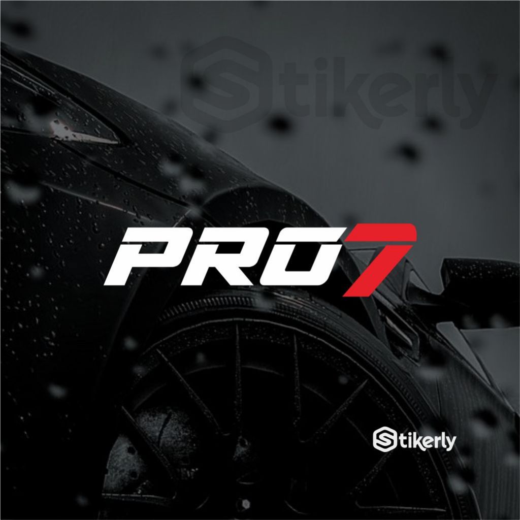 Jual Stiker Pro 7 Size Ori Besar Kecil Murah Keren Stikerly | Shopee ...
