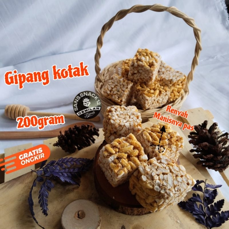 Jual Teng Teng Manis / Gipang Kotak / Gipang Tengteng | Shopee Indonesia
