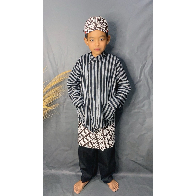 Jual BAJU SURJAN LURIK ANAK // BAJU ADAT LURIK ANAK TRADISIONAL JAWA // SURJAN ANAK LAKI LAKI ...