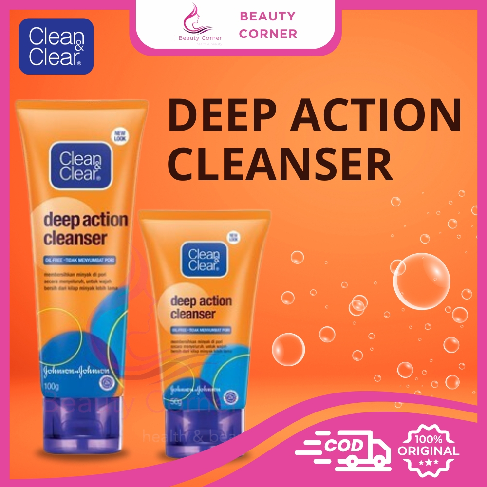 Jual Clean & Clear Deep Action Cleanser - Sabun Pembersih Wajah ...