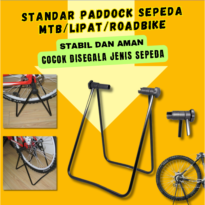 Jual Paddock Stand Parkir Sepeda MTB / Road Bike - Bicycle Racks Bike ...