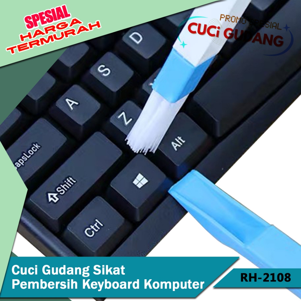 Jual CUCI GUDANG Sikat Kuas Multifungsi / Kuas Pembersih Debu Keyboard ...