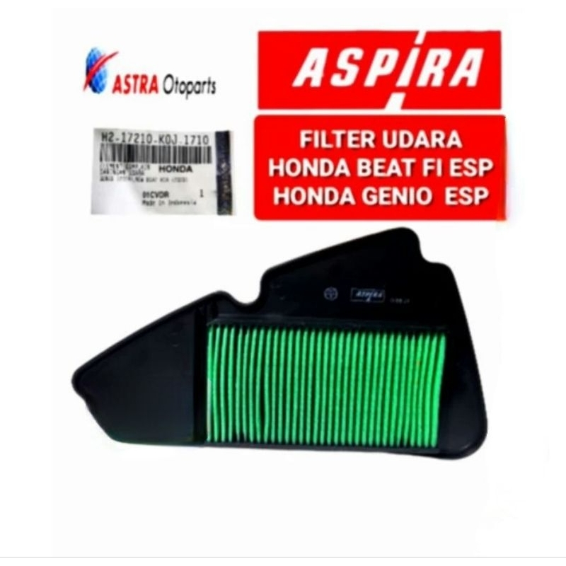 Jual Saringan Udara , Filter Udara Motor Honda Genio Aspira KOJ ORI ...
