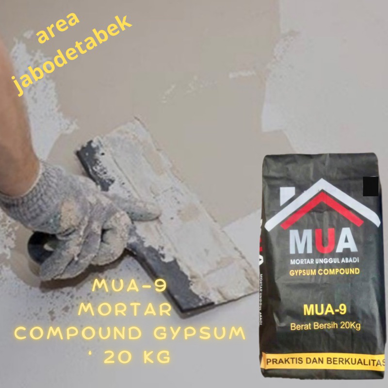 Jual Mortar compound gypsum | DEMPUL GYPSUM *20 KG | Shopee Indonesia