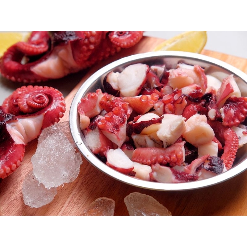 Jual Gurita Potong Takoyaki | Tako cut | Octopus Cut Boiled Premium ...