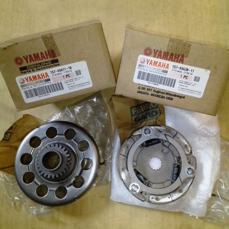 Jual Paket mangkok plus dan kanvas kampas ganda otomatis YAMAHA JUPITER MX OLD 1S7 . CLUTCH ...