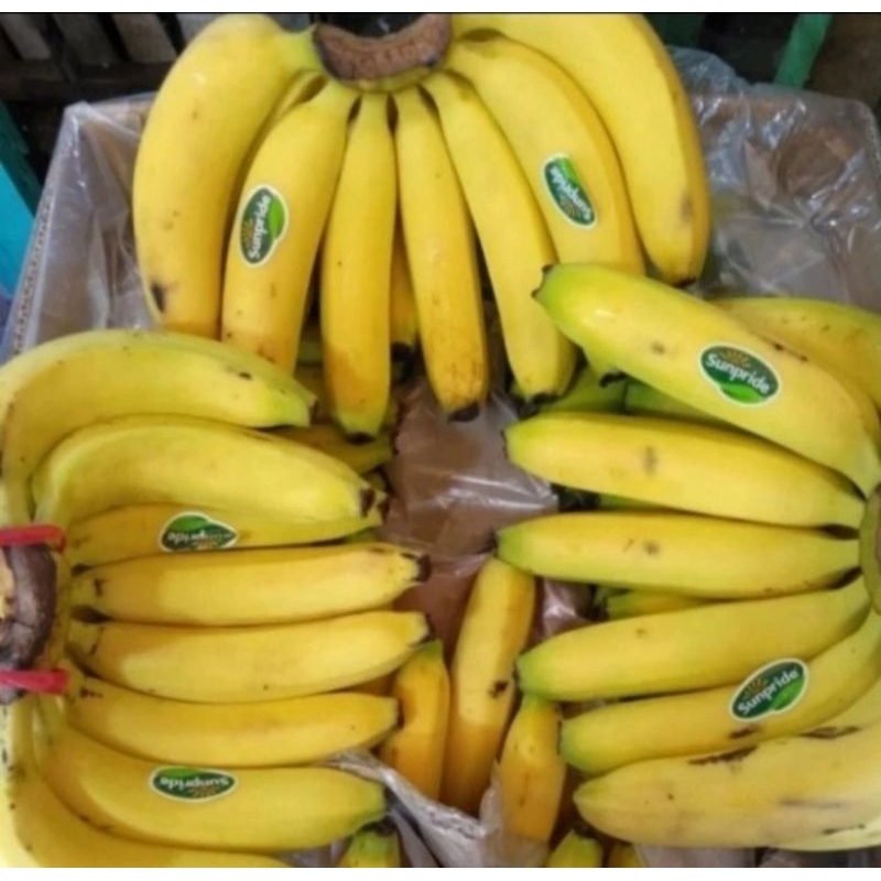 Jual pisang Sunpride 1 sisir fresh / Sunpride pisang cavendish sisiran ...