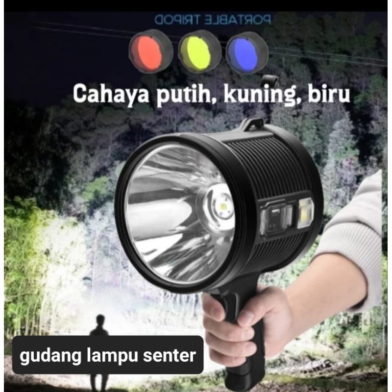 Jual Senter Sorot tembak Belor senter charger Superterang 20000lumens ...