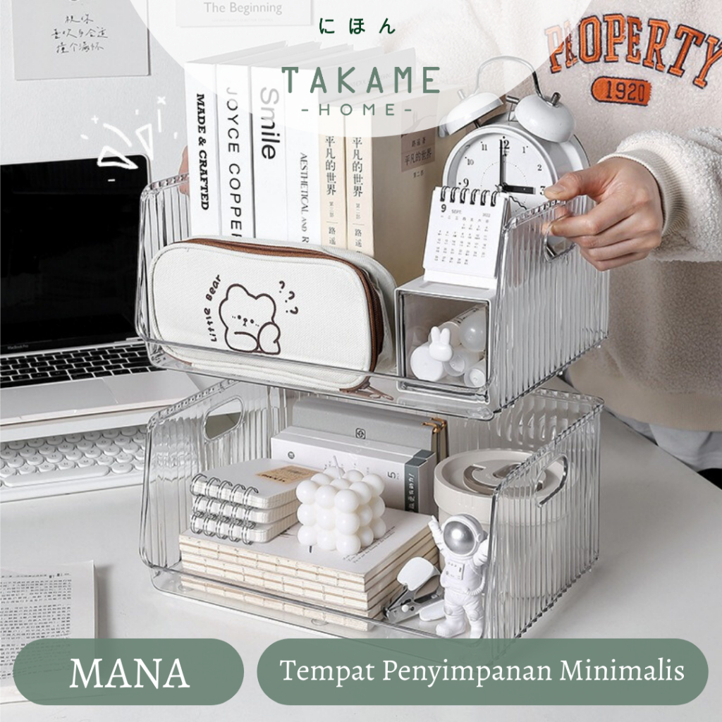 Jual |TAKAME| MANA Organizer Skincare Acrylic Storage Make Up Stackable ...