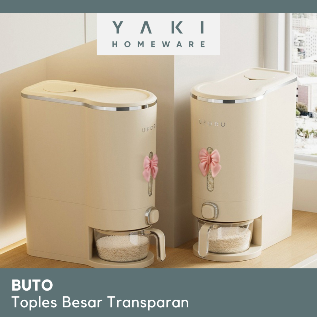 Jual YAKI - BUTO Dispenser Beras Grains Anti Kutu Kontainer Kacang ...