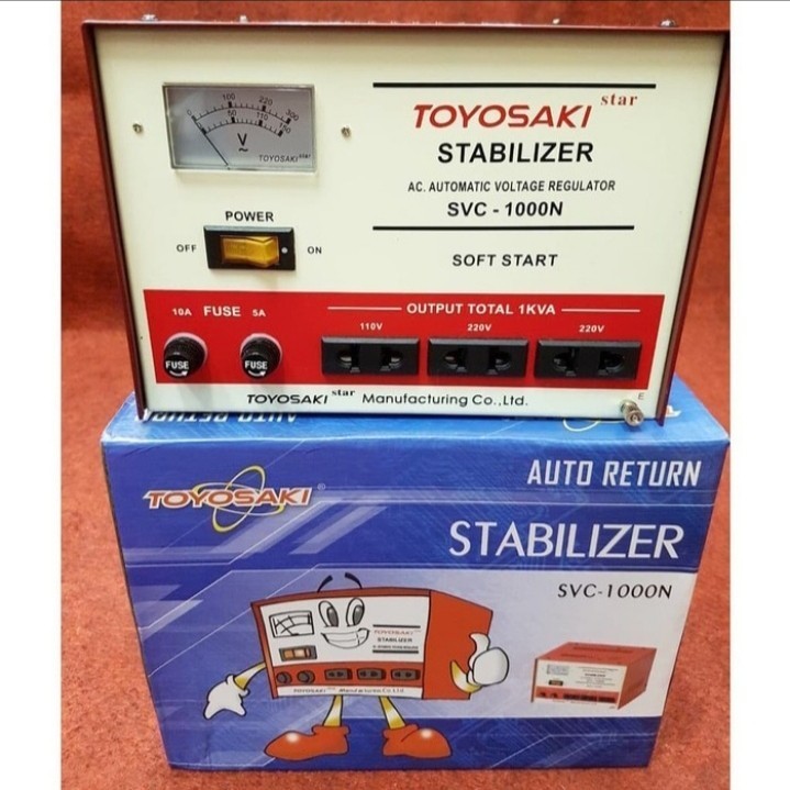 Jual Stavolt / Regulator / Stabilizer TOYOSAKI SVC-1000N (1000 Watt ...