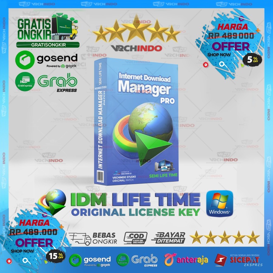 Jual IDM - Internet Download Manager | Original License Key - LIFE TIME ...