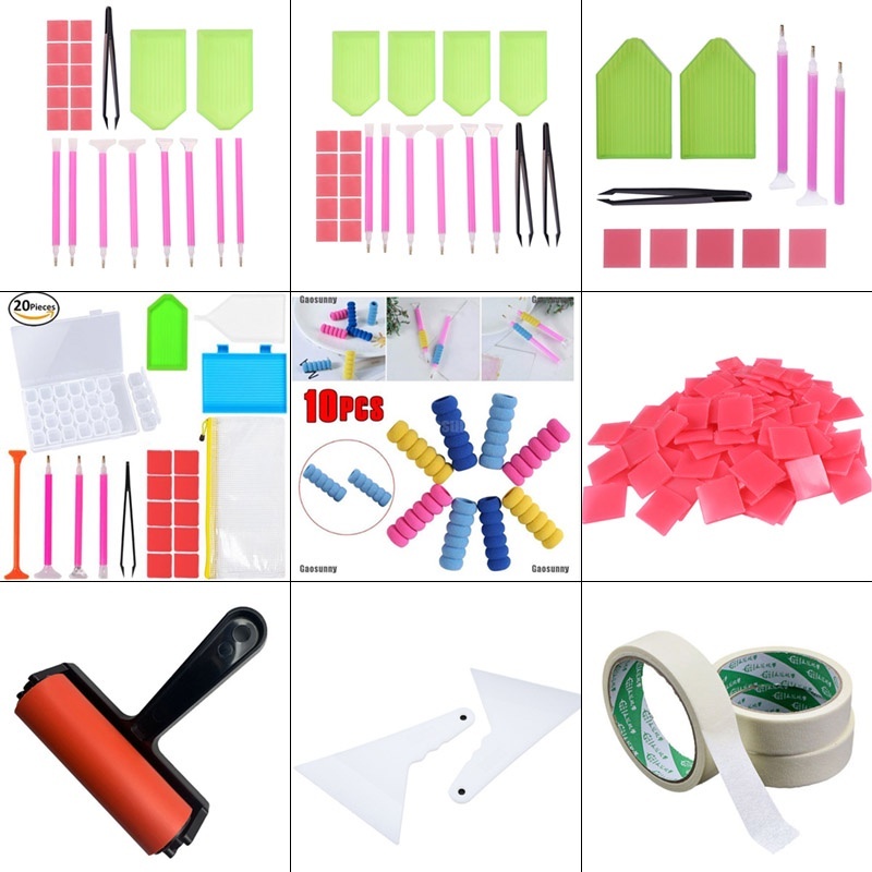 Jual 【Little Star】5D Diamond Painting Set DIY Diamond Painting Tool Kit ...