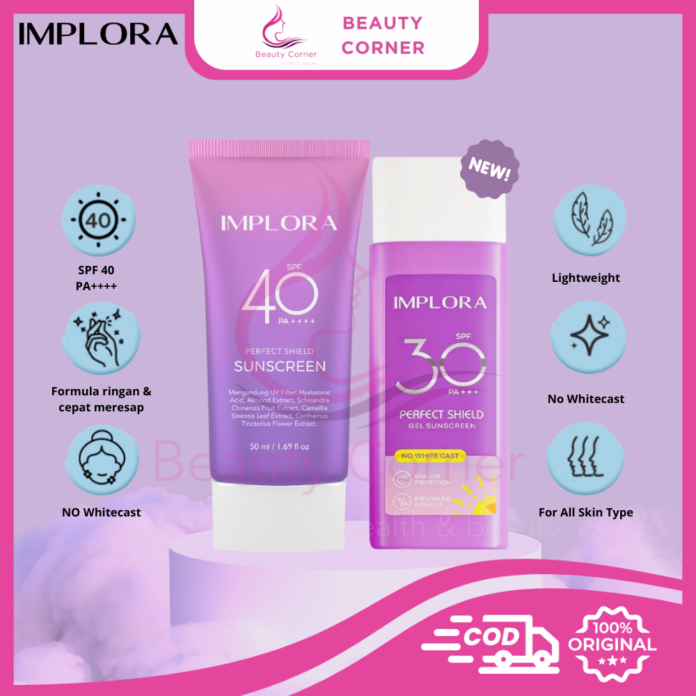 Jual Implora Perfect Shield Sunscreen | Shopee Indonesia