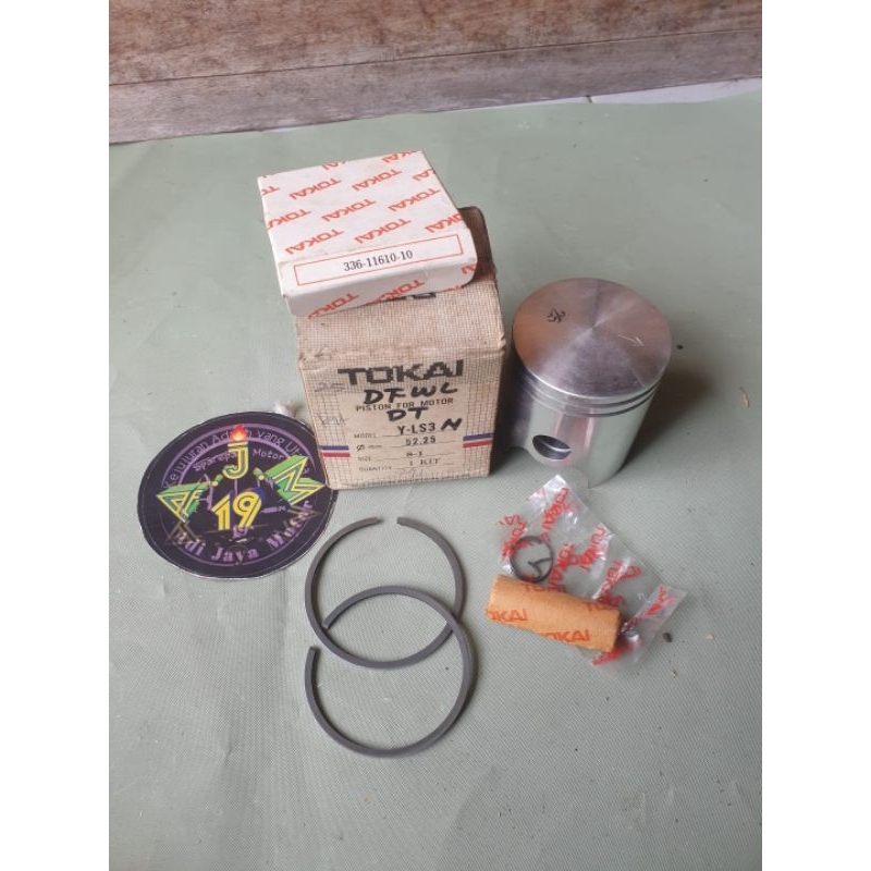 Jual Piston Set Ring seher Yamaha LS3 Os Oversize 25 High Quality ...