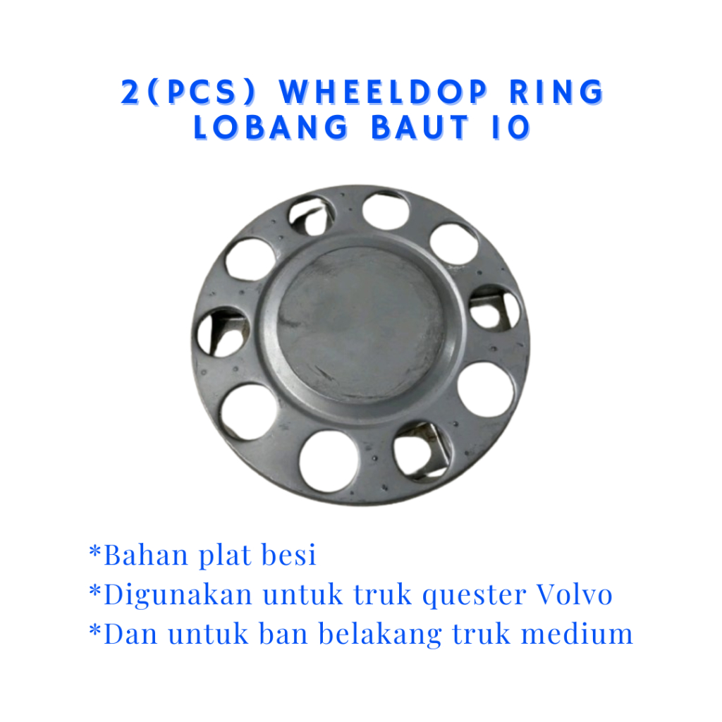 Jual (1 set/ 2 buah ) Wheeldop Ring Lobang Baut 10 untuk truk quester ...