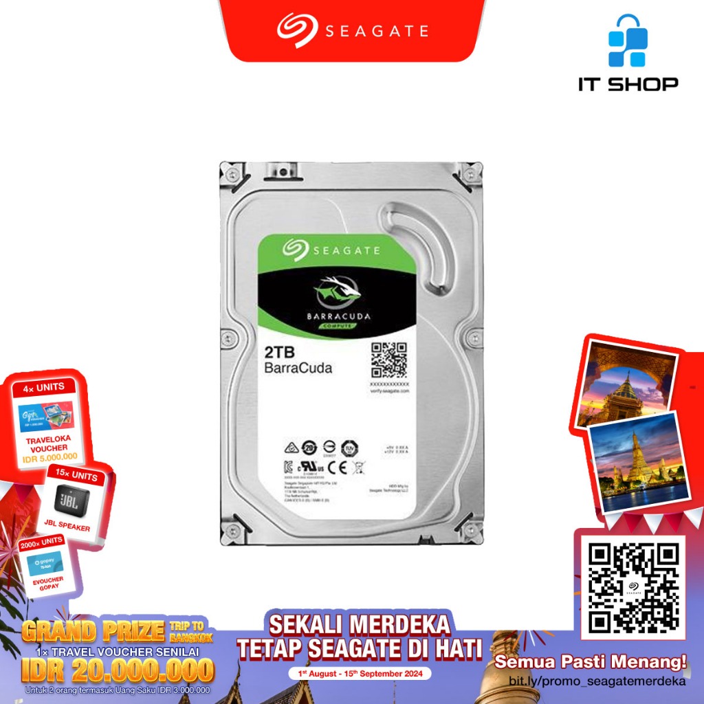 Jual Hard Disk Seagate Barracuda 35 Desktop 2TB MFI | Shopee Indonesia