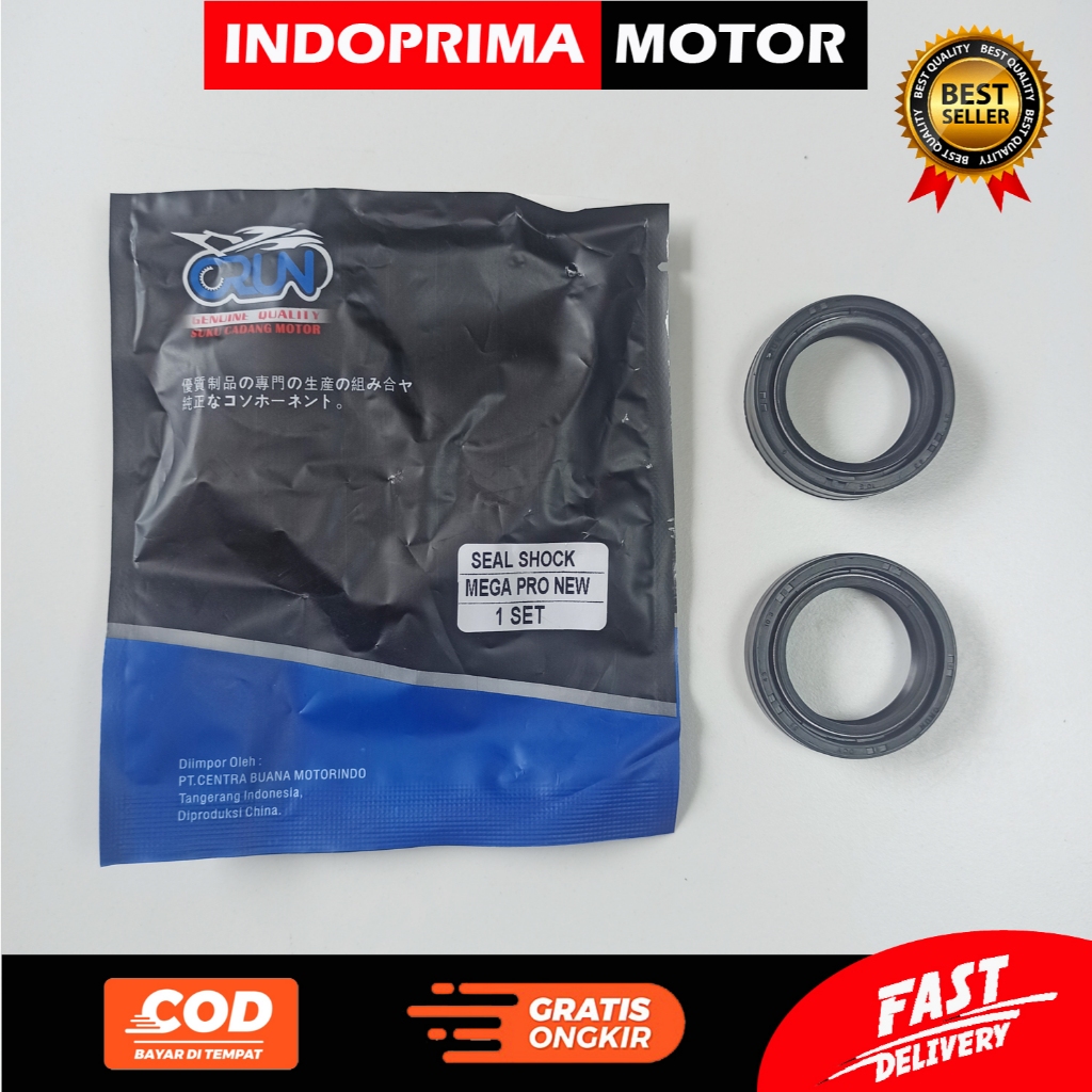 Jual CRUN SEAL SOK DEPAN. SIL SHOCK HONDA TIGER. GL PRO DAN MEGA PRO ISI 2 PCS | Shopee Indonesia