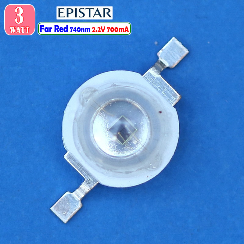 Jual HPL 3W Led 730nm 740nm Merah Grow Light Far Red Lampu Led ...