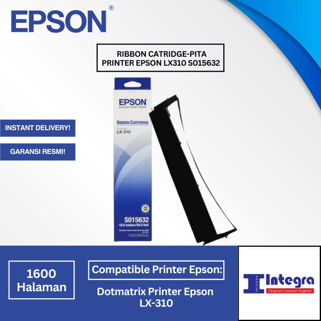 Jual Epson Pita Ribbon Cartridge LX310 | LX 310 Original Epson Resmi ...