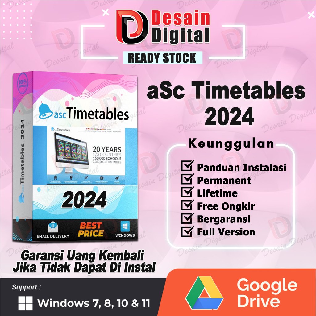 Jual aSc Timetables 2024.24.1 Full Version | Shopee Indonesia