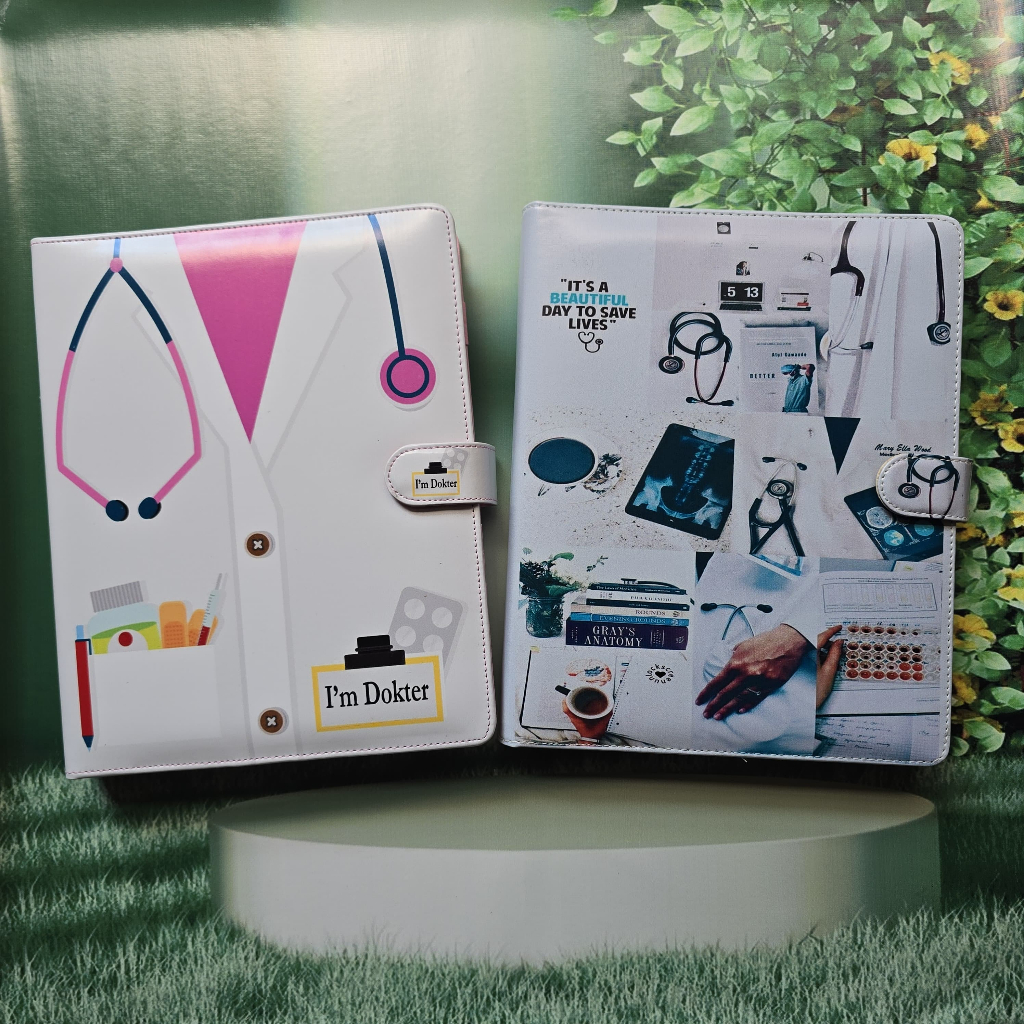 Jual Binder Motif Medis Ukuran A5 20ring Dan B5 26ring Bahan Kulit ...