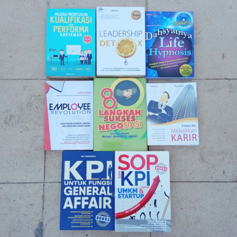 Jual OBRAL BUKU MURAH ORIGINAL / BUKU BISNIS / 5 JURUS JITU MELEJITKAN KARIR / LEADERSHIP DETOX ...