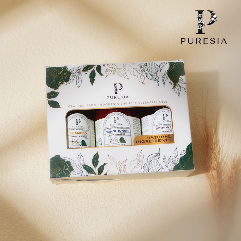 Jual PURESIA Starter Kit Bundling 3in1 100 ml - Vanilla & Mint | Shopee ...