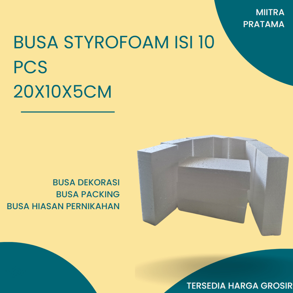 Jual PAKET ISI 10 PCS Busa bunga / Oasis busa bunga Styrofoam/ Oasis ...