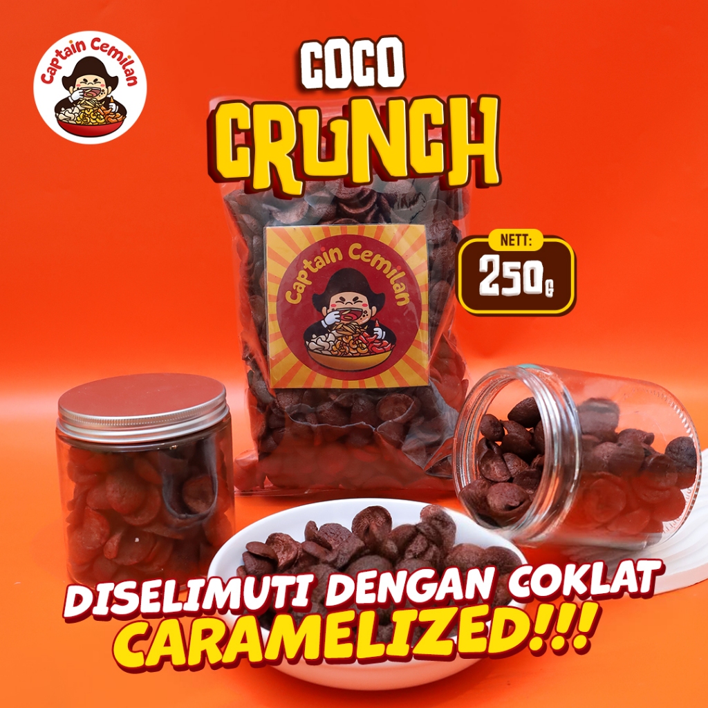 Jual 250gram Coco Crunch Coklat Sereal Renyah Manis Sarapan Favorit ...