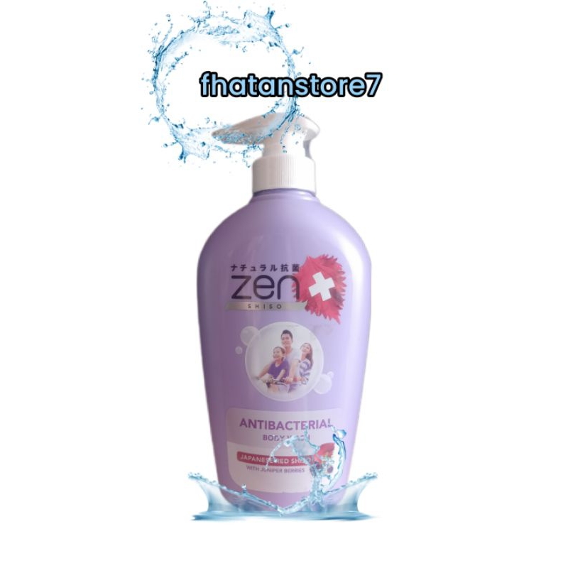 Jual Zen Antibacterial Body Wash Japanese Red Shiso With Juniper ...