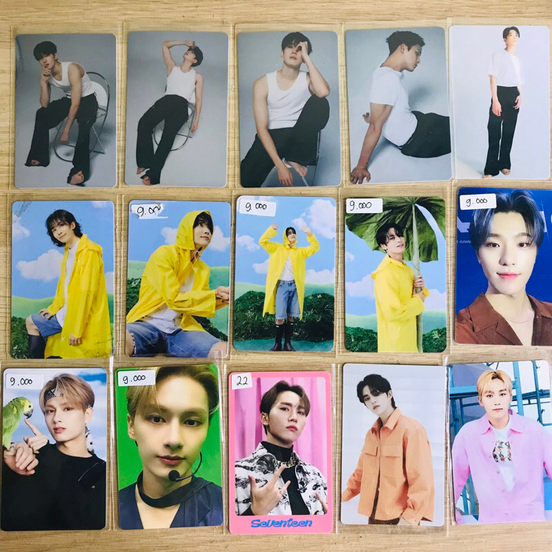 Jual [Ready] official photocard seventeen underprice mingyu wonwoo joshua jeonghan scoups ...
