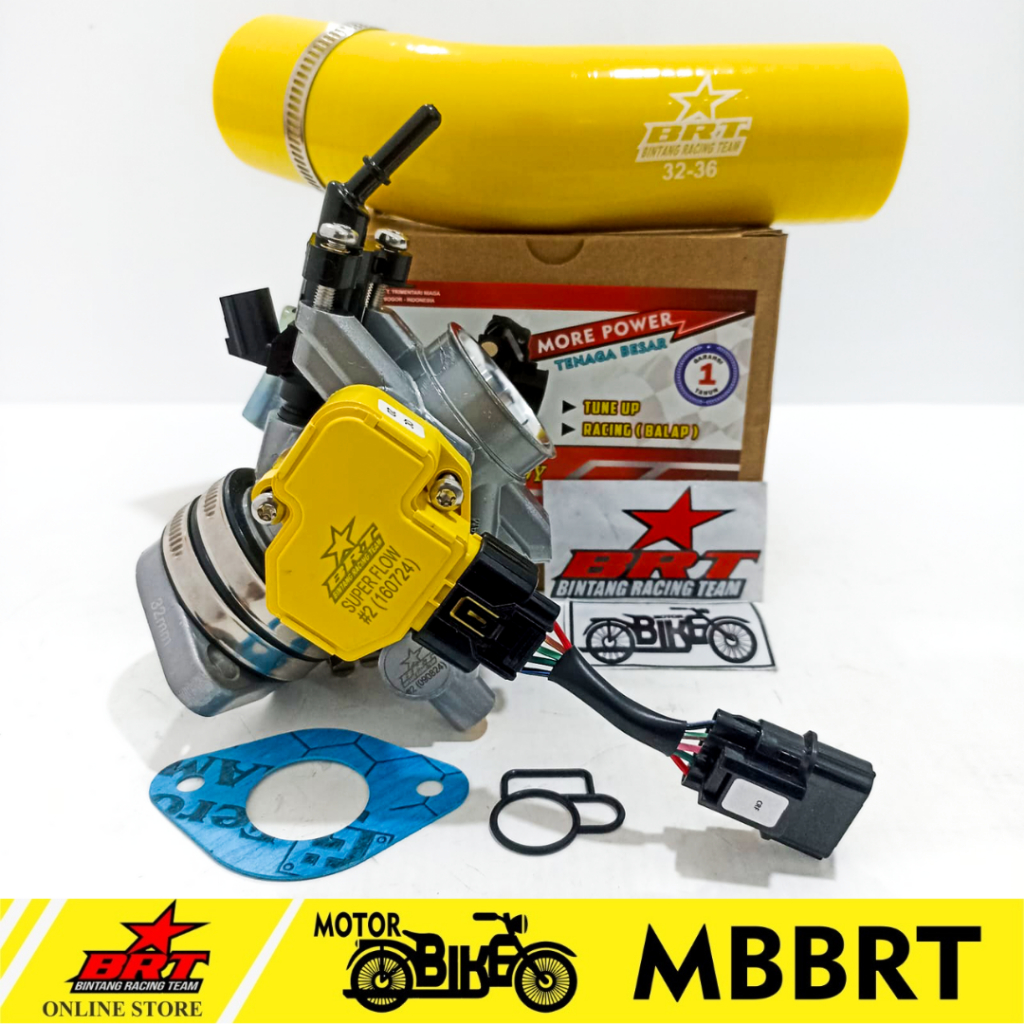 Jual THROTTLE BODY TB BRT CRF 150 SINGLE INJECTOR MEDIUM JUMBO SUPER ...