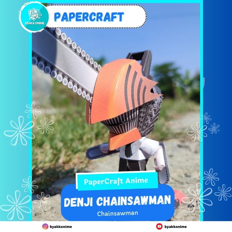 Jual DENJI Paper Craft Chainsaw Man | Paper Craft Anime Figure | Shopee ...