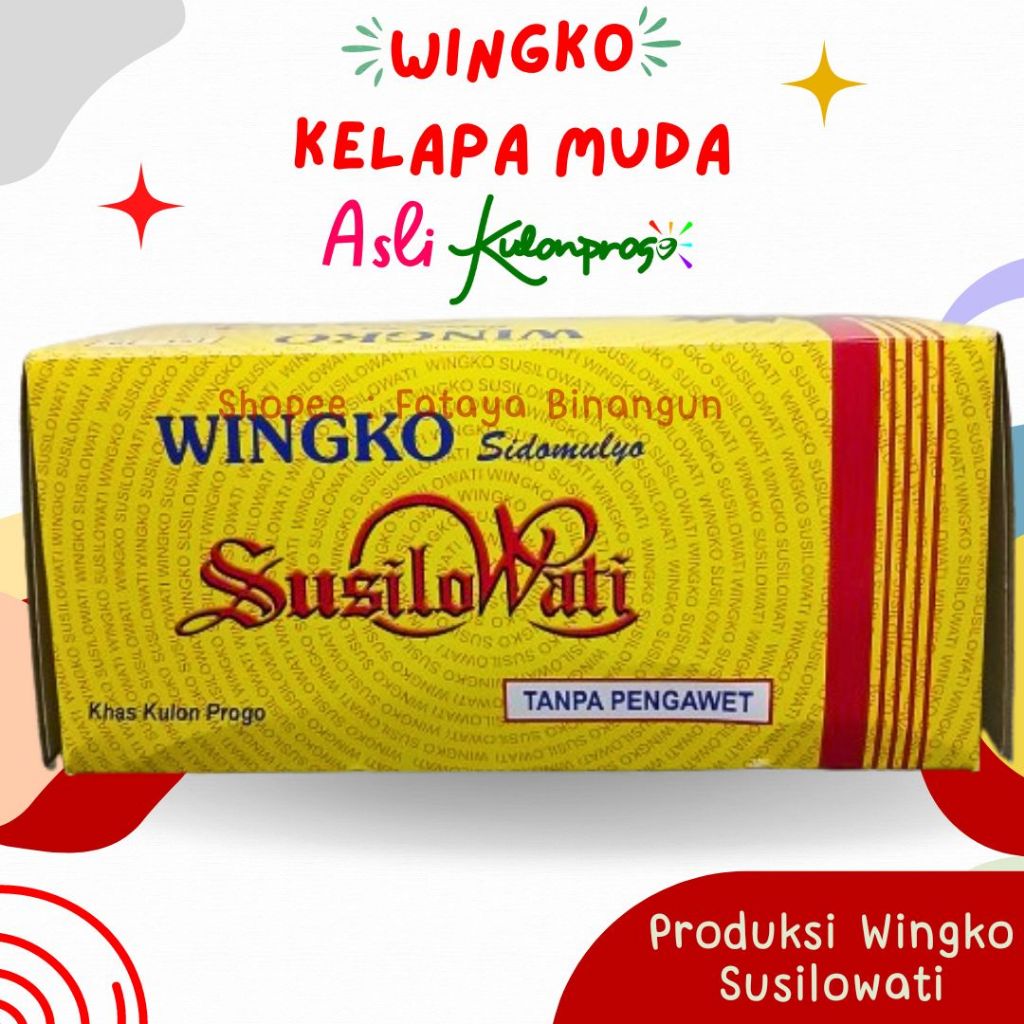 Jual Wingko Babad Winko Babat Kelapa Muda Susilowati Sidomulyo Asli ...