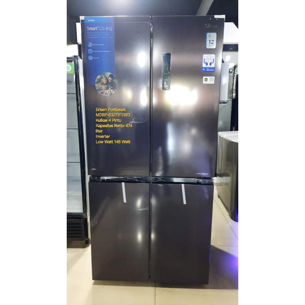 Jual KULKAS MULTIDOORS MIDEA Kulkas Side by Side MDRF632 FIF28ID ...
