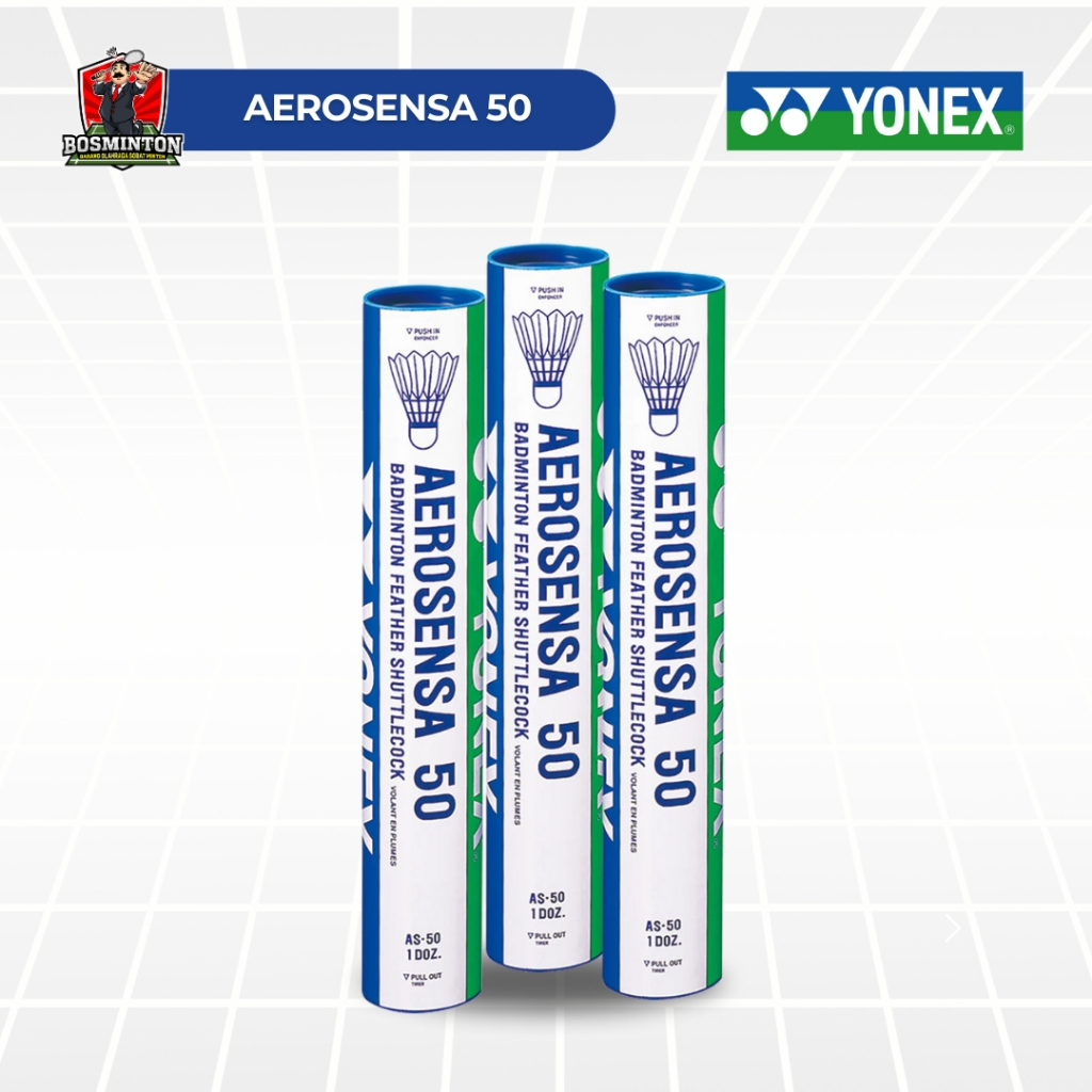 Jual YONEX Aerosensa 50 Shuttlecock Kok Badminton Bulu Tangkis Original | Shopee Indonesia