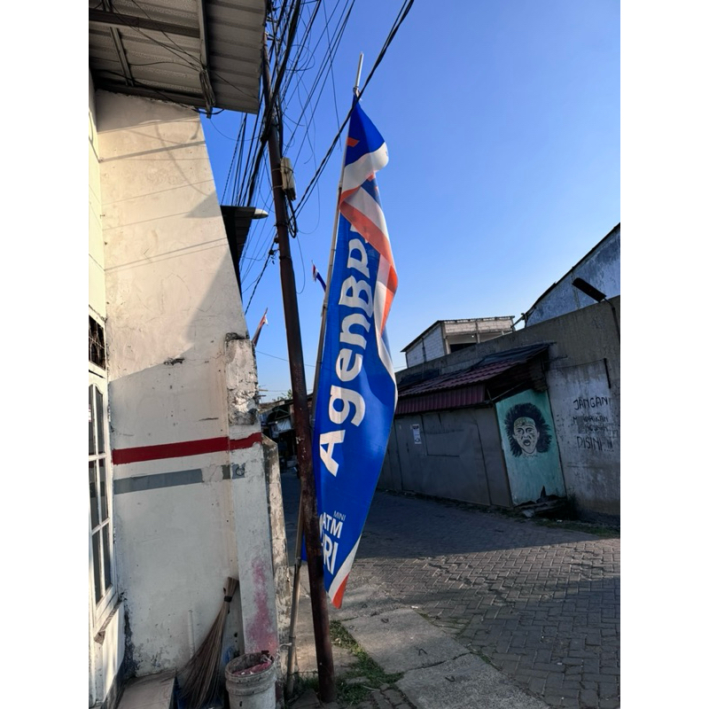 Jual umbul umbul mini atm BRI | Shopee Indonesia