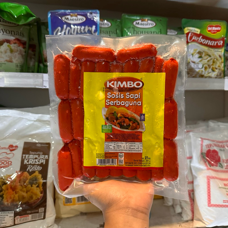 Jual KIMBO sosis merah serba guna cocktail 450g | Shopee Indonesia