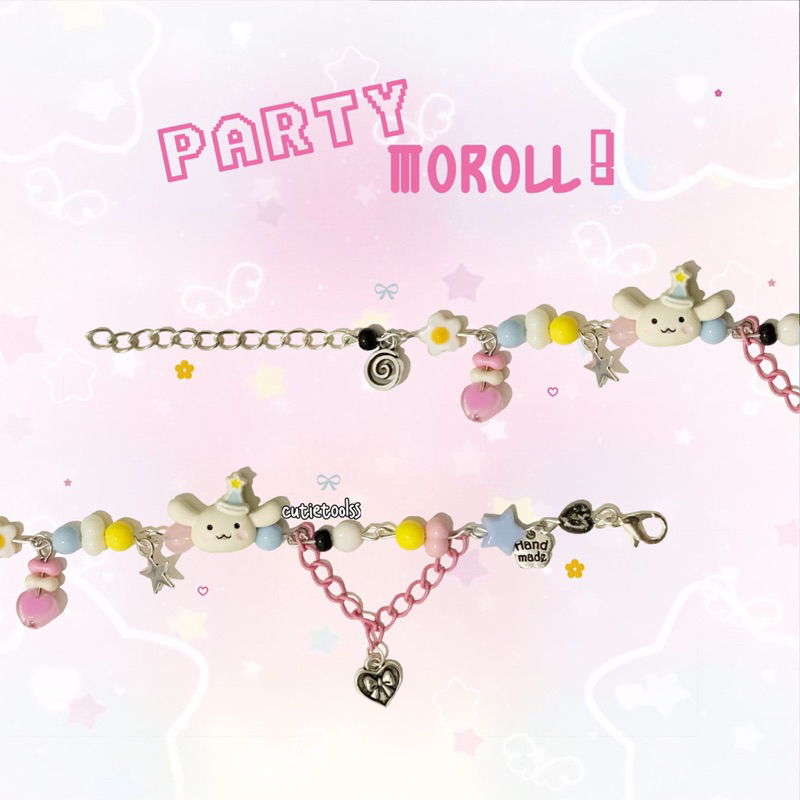 Jual PARTY MOROLL BEADS BRACELET | SANRIO BEADS BRACELET | CINNAMOROLL ...