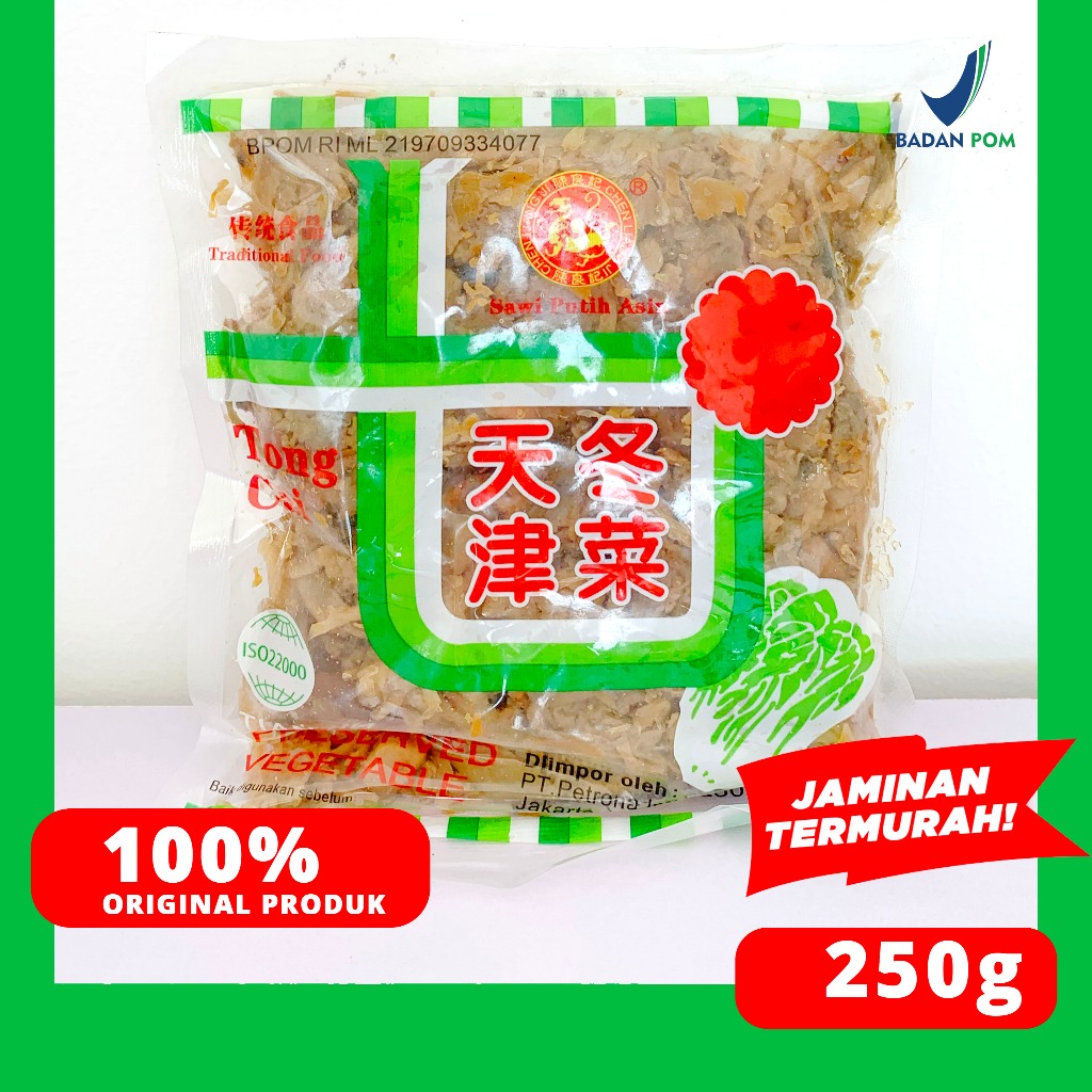 Jual Sayur Asin Tong Cai 250g HALAL/ Tongcai / Dongcai / Sawi Asin ...