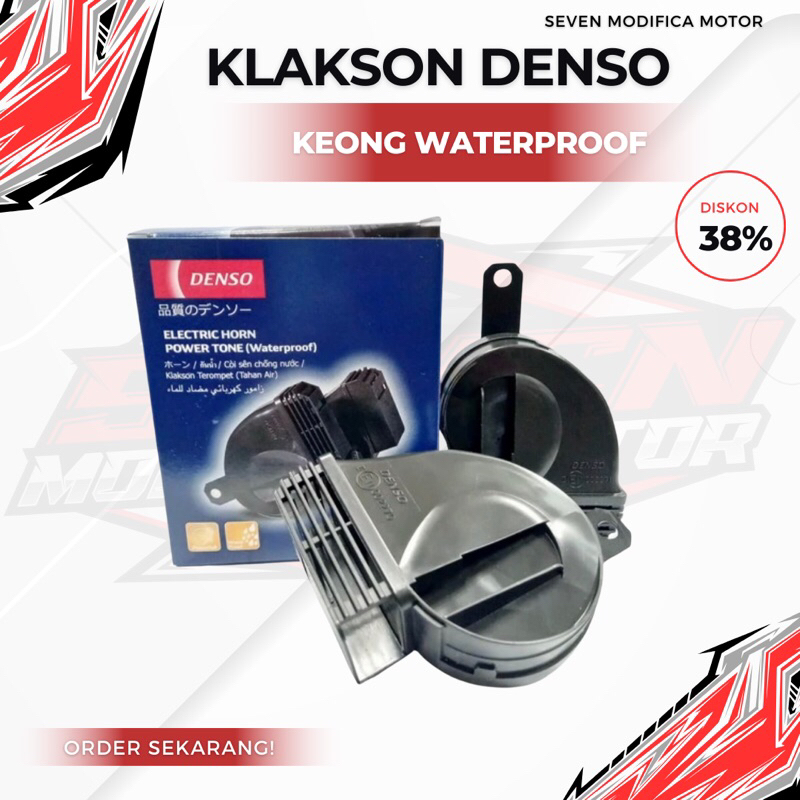 Jual KLAKSON KEONG DENSO Waterproof TAHAN AIR ORIGINAL - Untuk MOBIL ...
