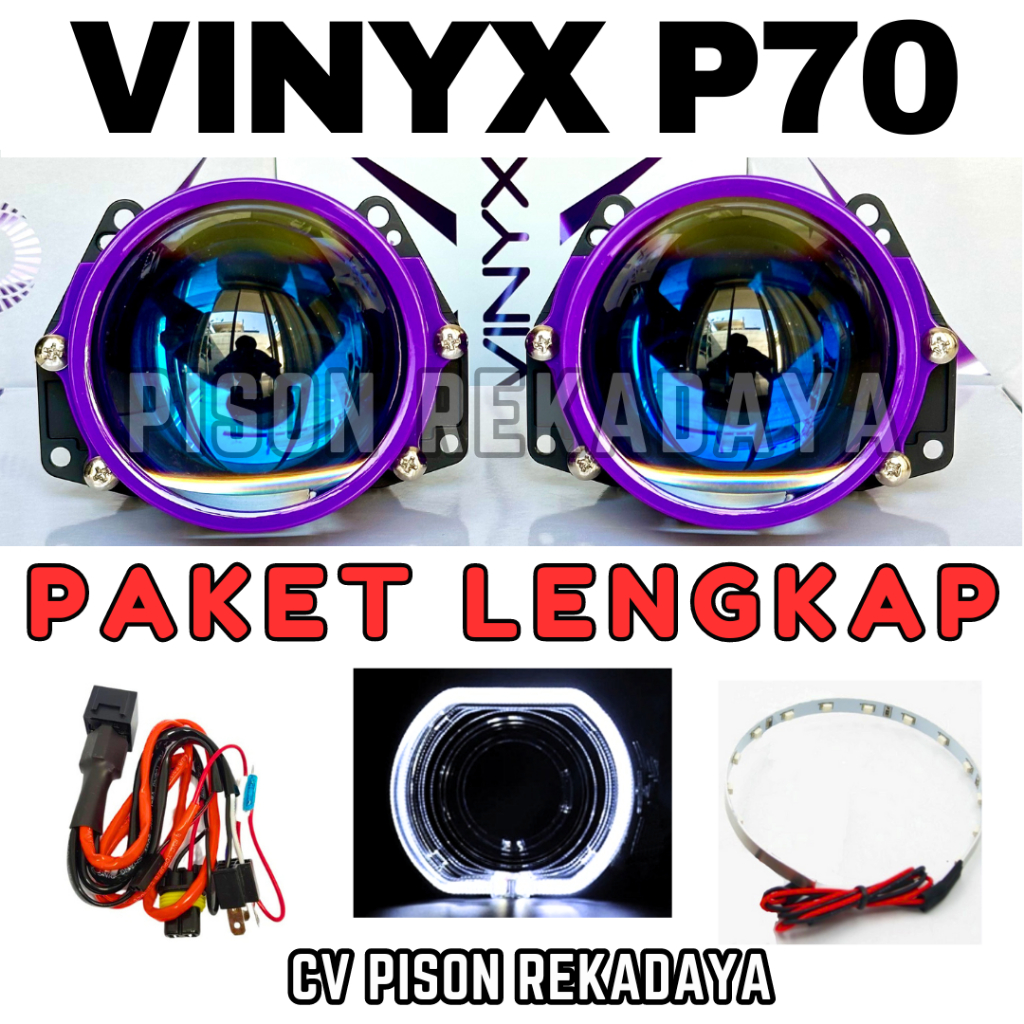 Jual Paket LENGKAP Biled Vinyx P70 Combo Hemat Projector Biled P70 ...