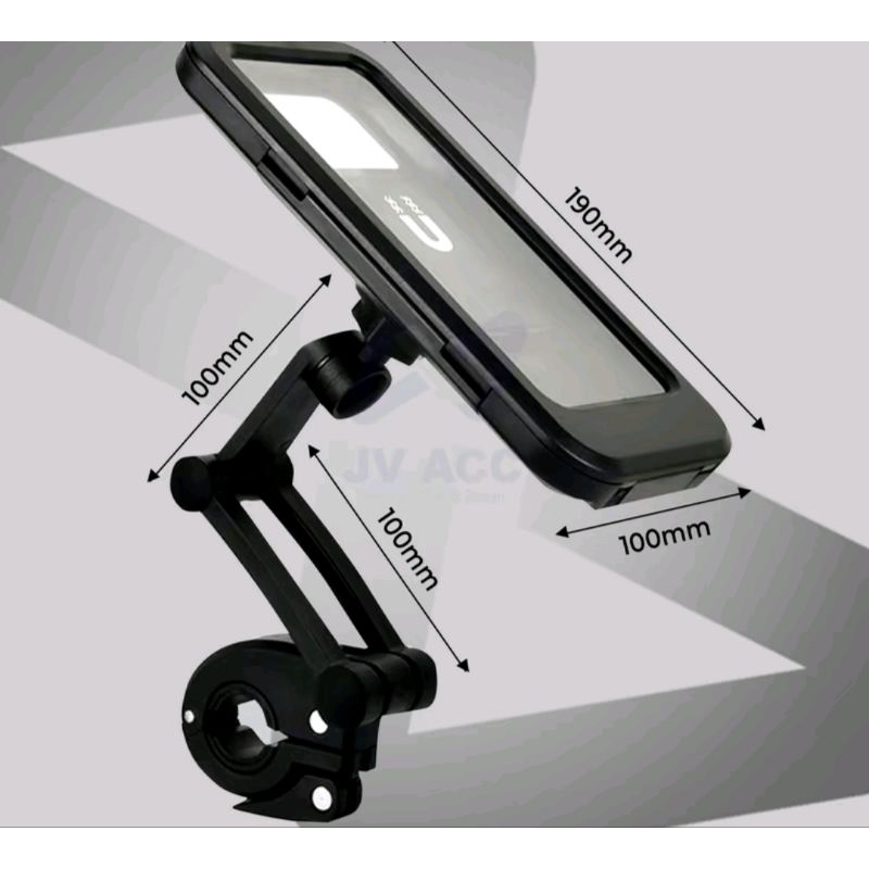 Jual Holder motor anti air phone stand pegangan penyangga holder hp di motor | Shopee Indonesia