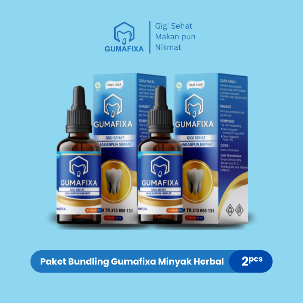 Jual Paket Bundling 2 PCS Gumafixa - Solusi Sakit Gigi & Radang Gusi ...