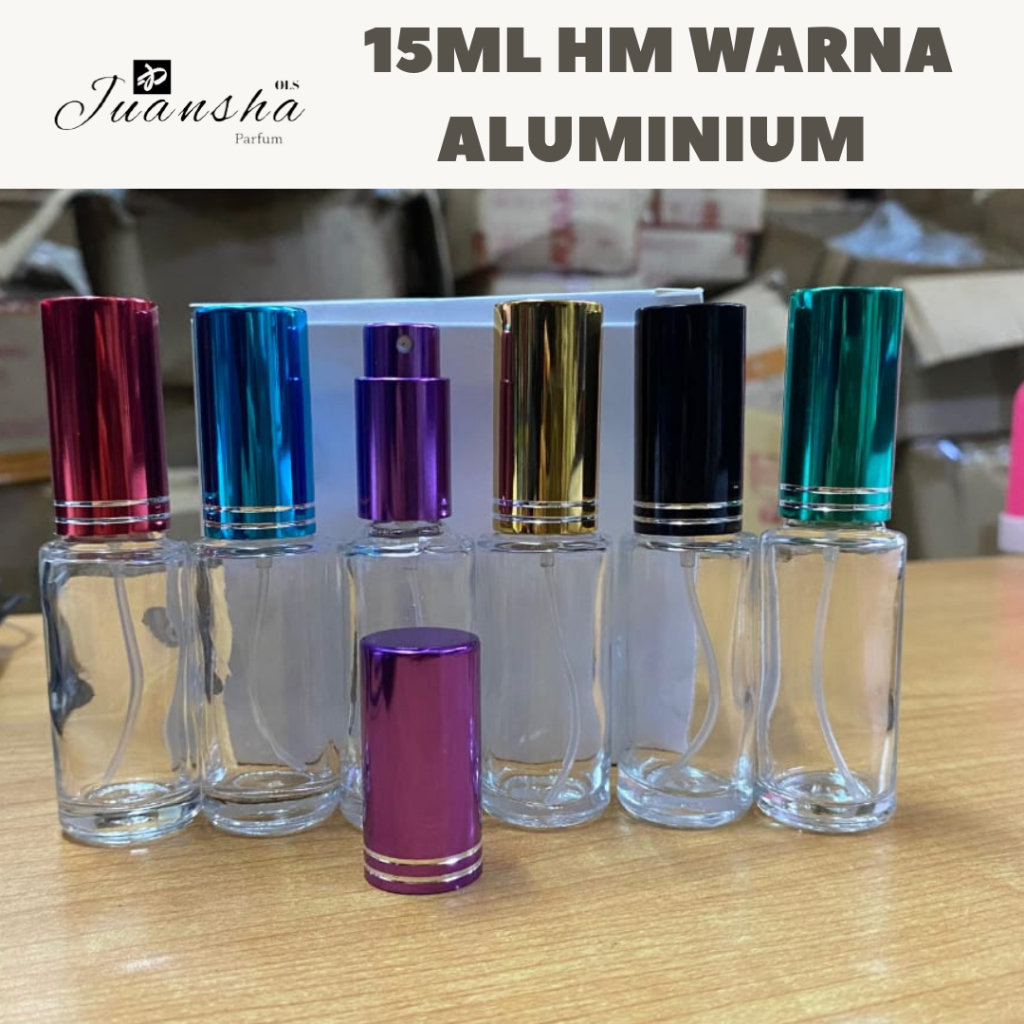 Jual botol parfum 15ML HM WARNA ALUMINIUM | BOTOL DRAT | HARGA PERLUSIN ...